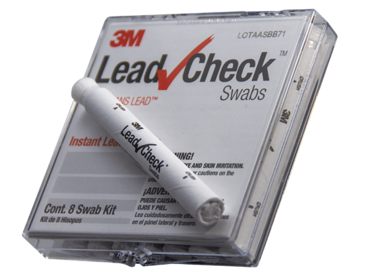 3M LeadCheck Instant Lead Test Swabs 即時含鉛測試試紙 6 x 8 Swab Kit